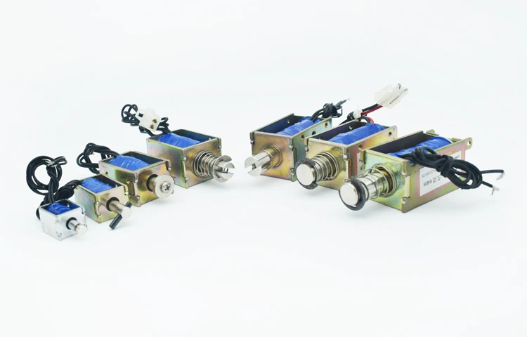 Custom Mini Frame Solenoids - Dc 6v, 12v, 24v Electromagnets