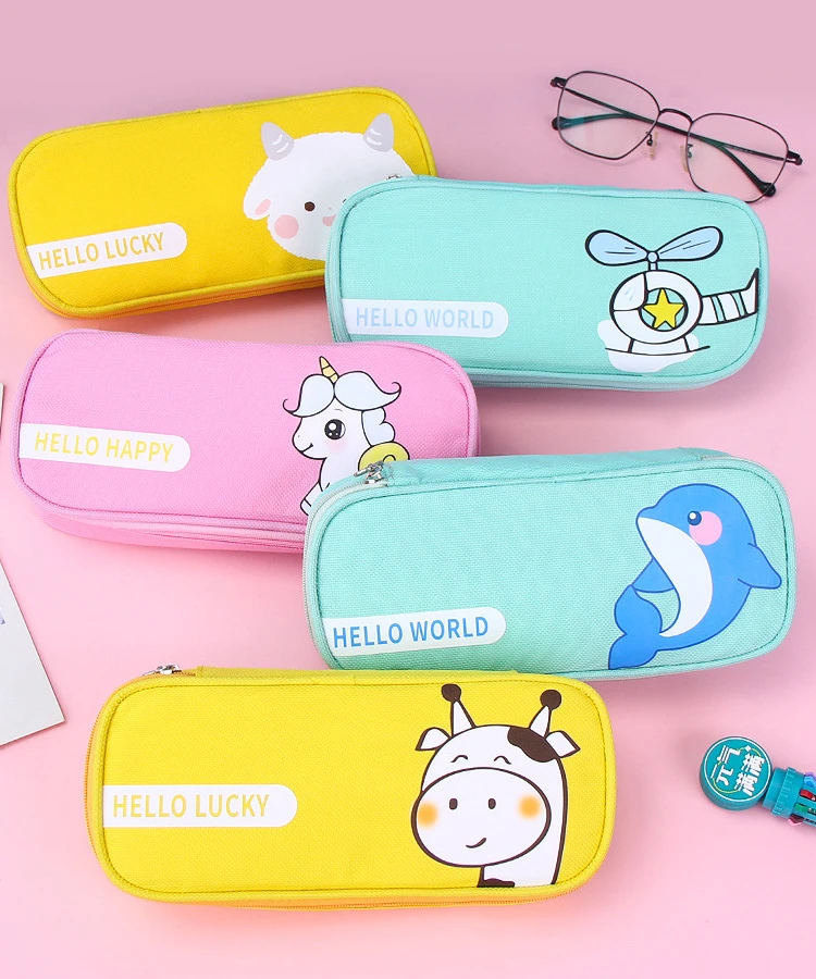 Wholesale Cartoon Unicorn Pencil Case - Large Capacity