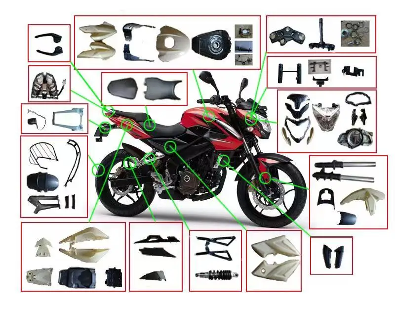 Wholesale Moto Parts Bajaj Pulsar Ns200 Piezas De Motocicleta Ns 200 ...