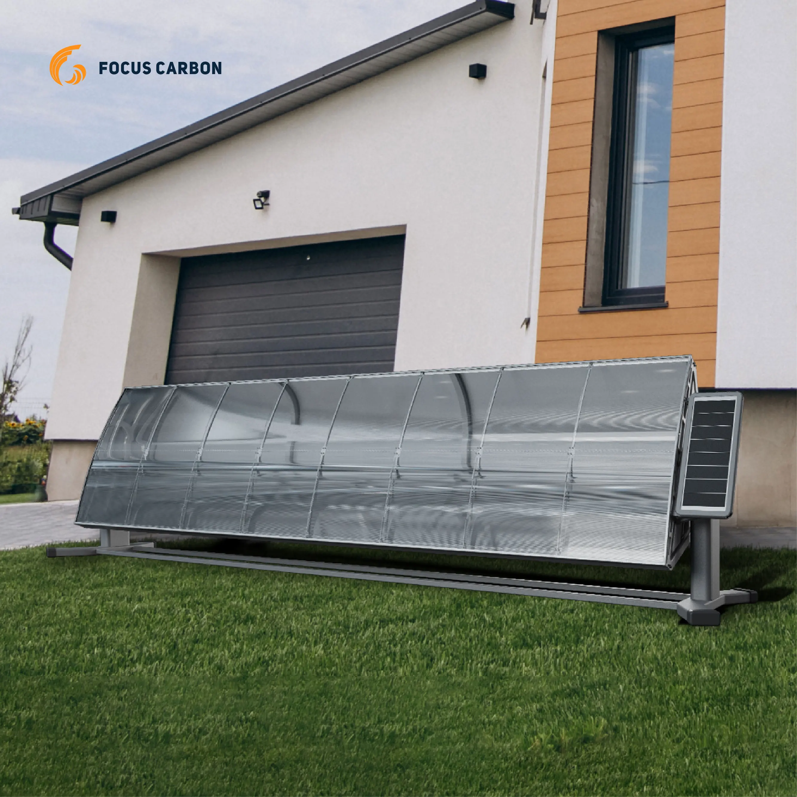 Focus Carbon High Performance Concentrated Solar Power Parabolic Trough ...