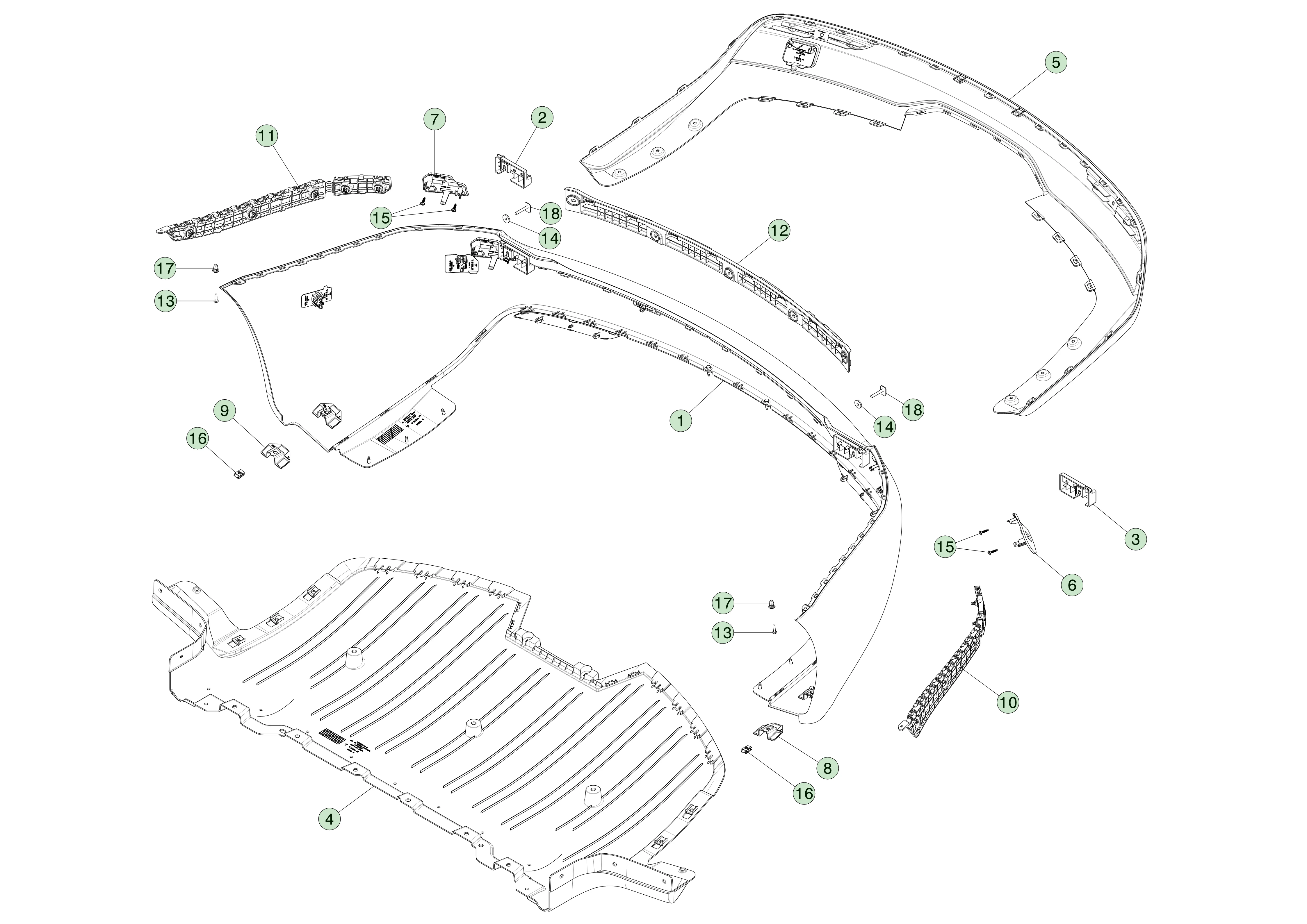 特斯拉MODEL S 2012- OE 6007724-00-E的贝内尔后保险杠中心支撑支架| Alibaba.com