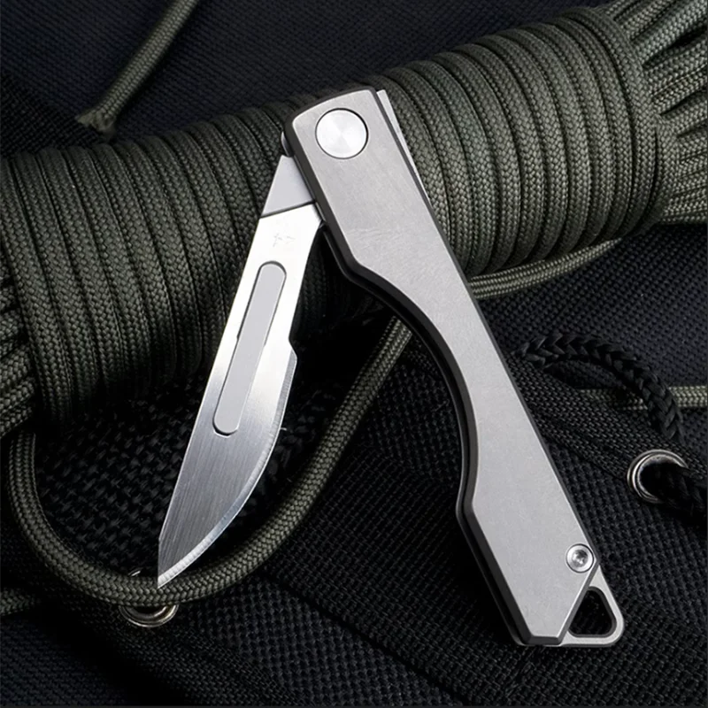 Custom Mini Multi Tool Knives Small Pocket Box Cutter EDC Titanium ...