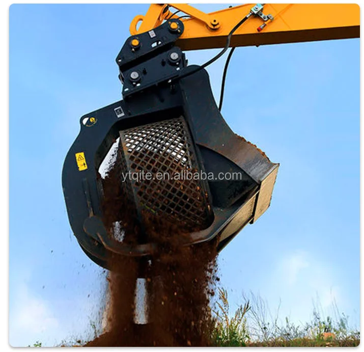 Rotating Screening Bucket For Excavator And Loader - Buy Loader ...