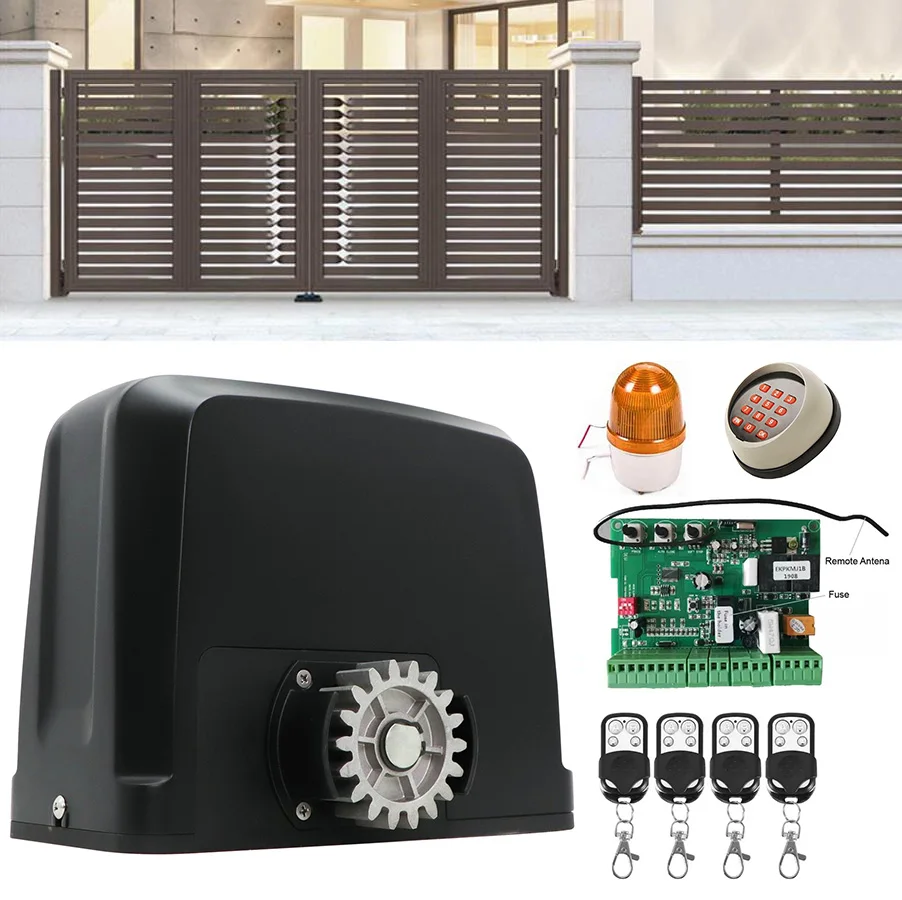 Heavy Duty Smart Electric Motorized 100-600Kg AC Motor Sliding Gate ...