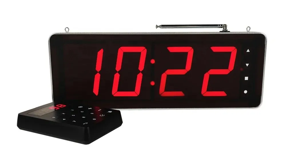 Customer Flow Display Ticket Tracking 10 Voices Wireless Waiter Paging ...