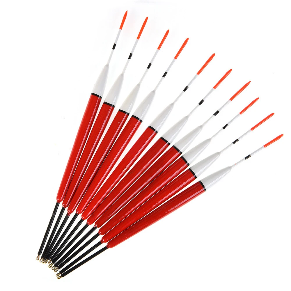 10 Pcs Fishing Paulownia Floats Fishing Buoy River Lake Vertical Buoy ...