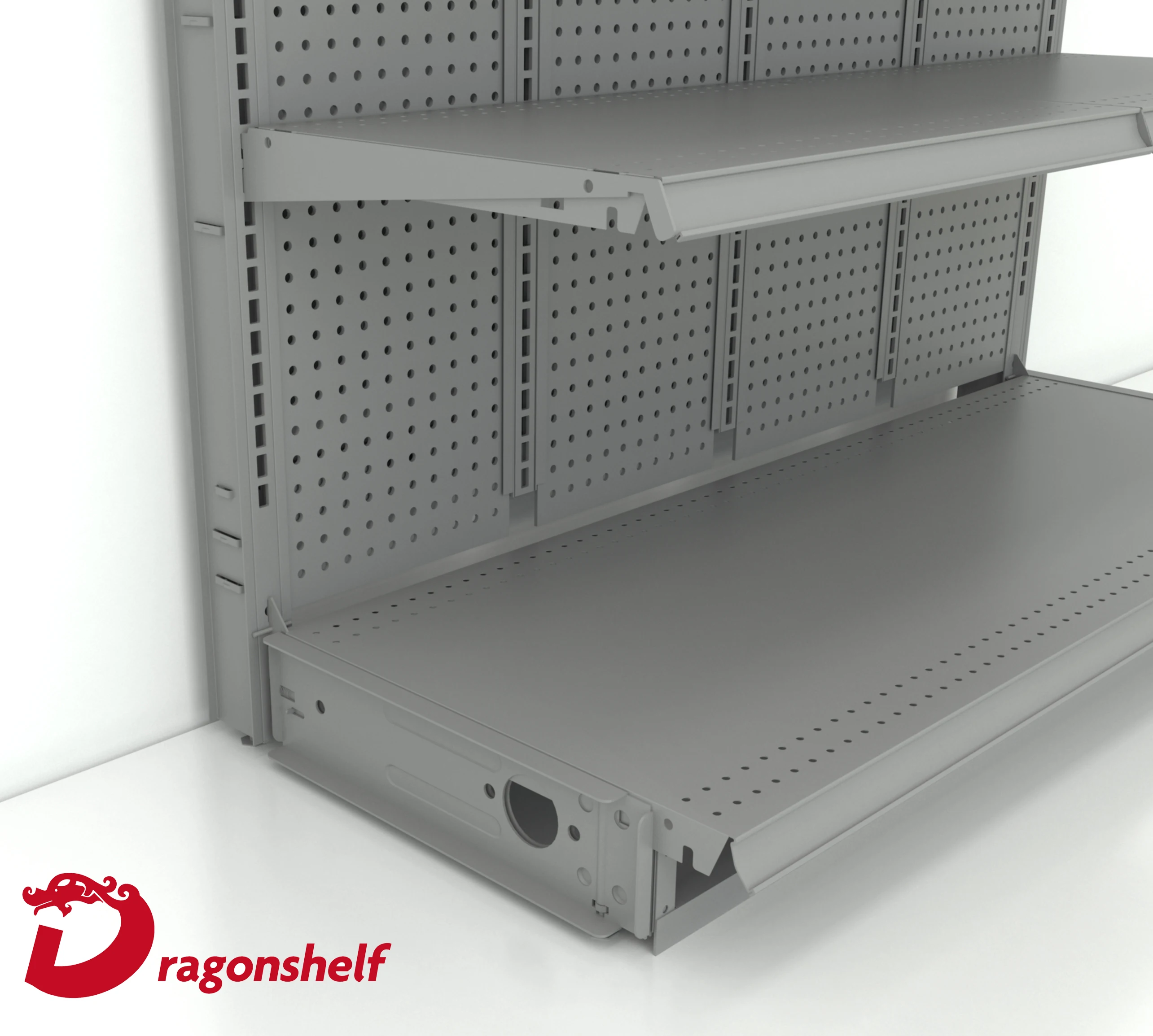 Gragonshelf Supermarket Shelves Lozier Gondola Shelving Retail Store ...