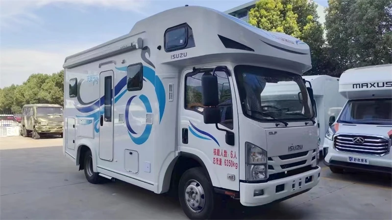 Custom Luxury Camper Van ISUZU 4x2 RV Motorhomes Mobile Touring Truck ...