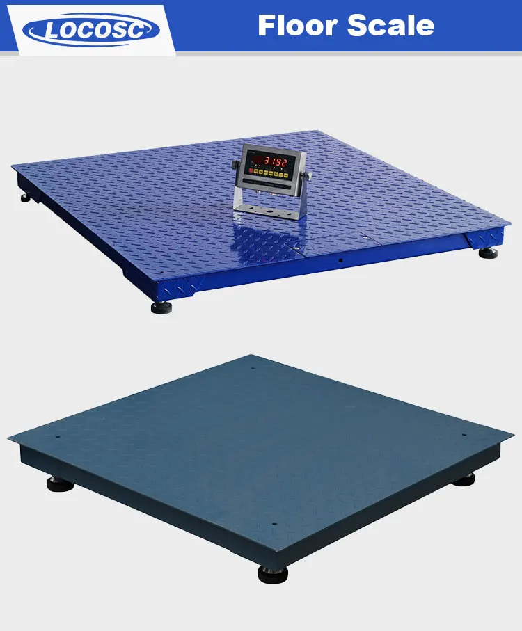 Mild Steel With Powder Coating Platform Floor Scales For Weighing - Buy ...