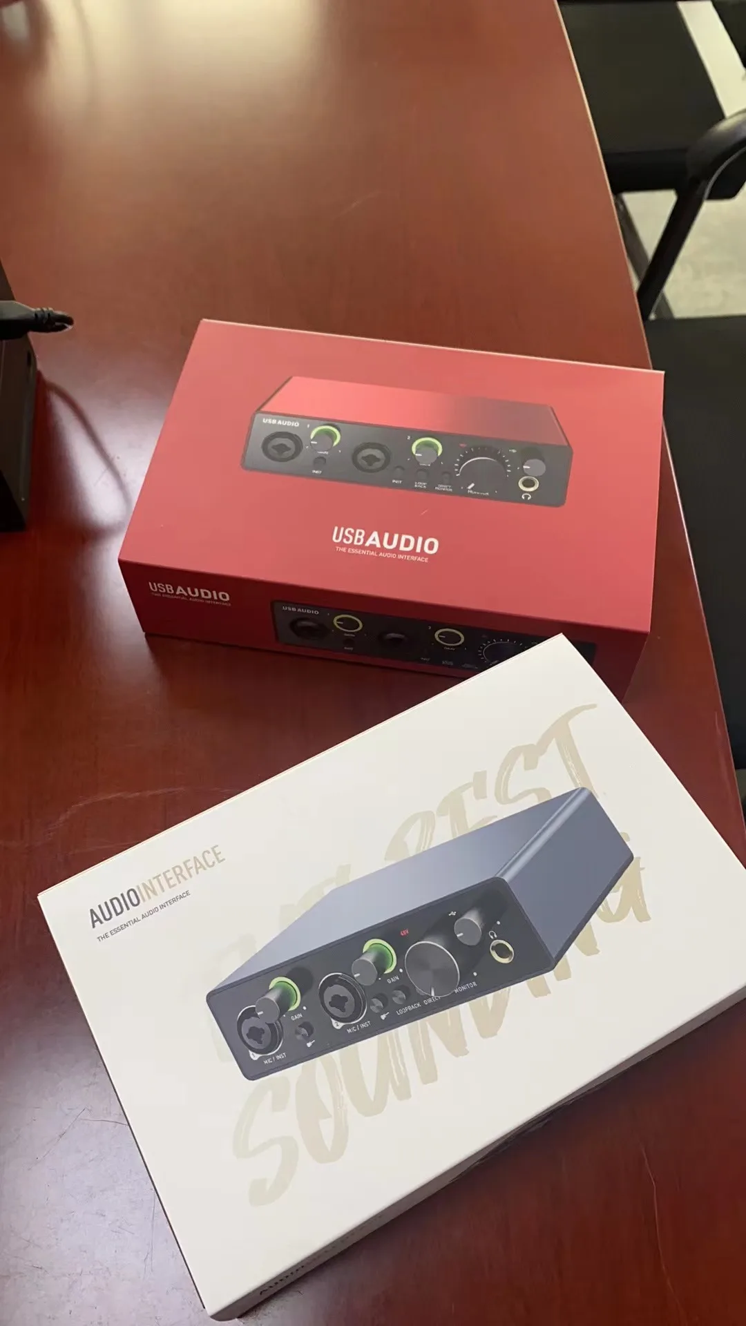 Live Streaming Sound Card Usb Audio Box Audio Interface 2*2 Usb ...