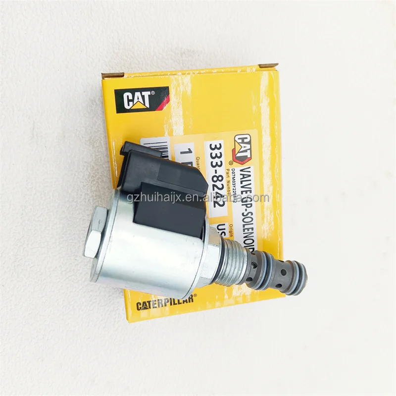 High Quality Parts 24v Solenoid Valve 333-8242 3338242 For Caterpillar ...