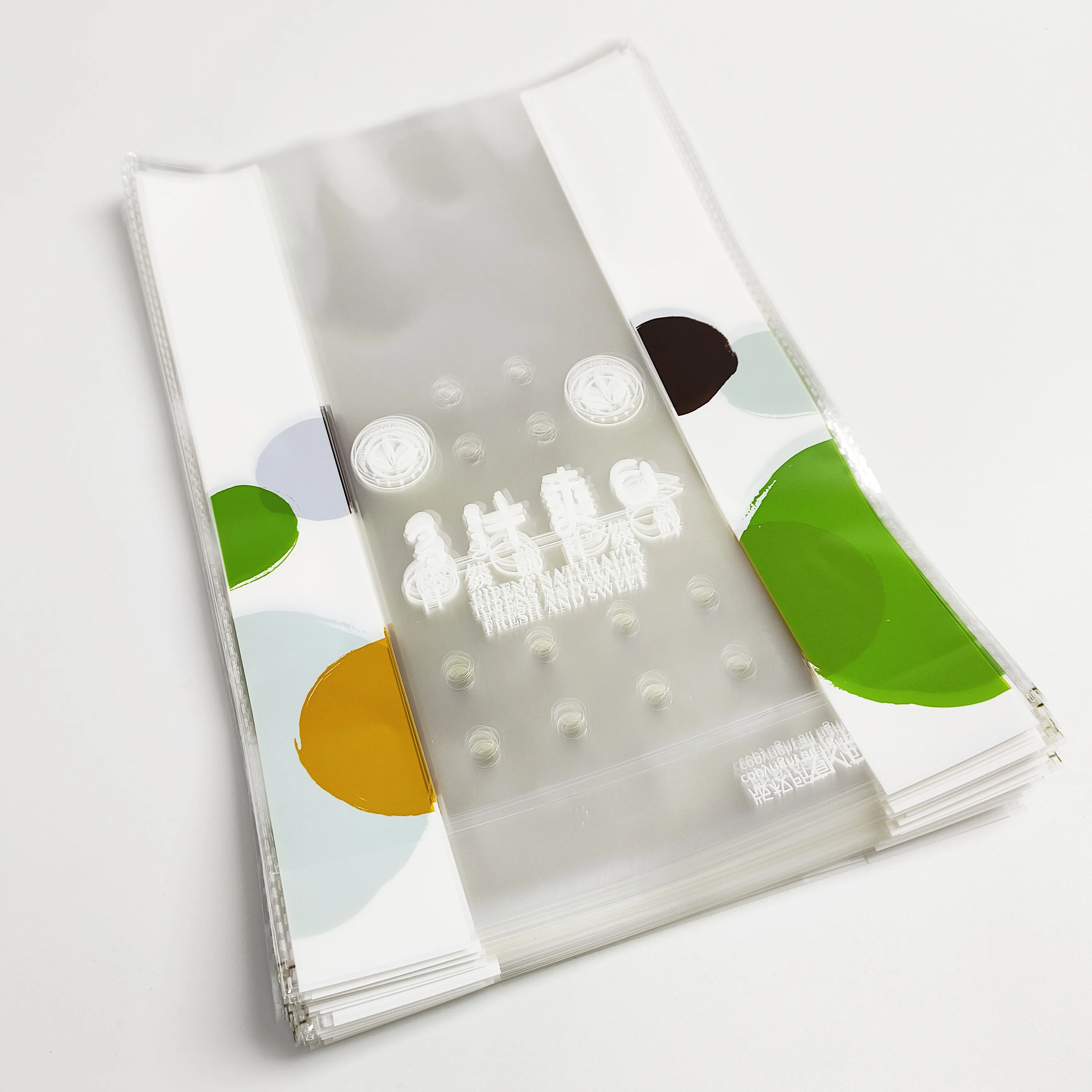 Custom Printed Logo Cellophane Polybag Packaging Clear Plastic Opp Poly ...