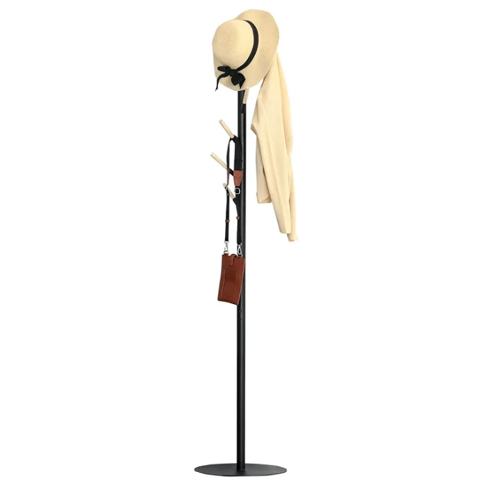 Modern Design Living Room Metal Hanging Clothes 8 Hooks Stand Coat Rack ...