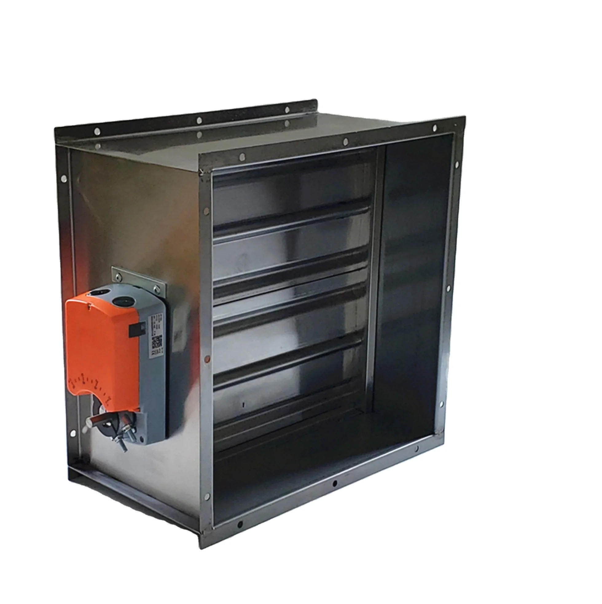 Stainless steel HVAC butterfly damper, Motorized Air Duct Volume ...