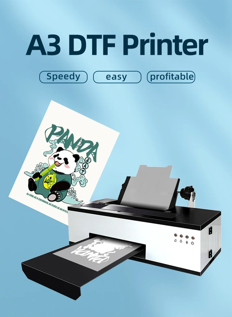 Small Dtf Print Machine A3 Dtf Printer 30cm All In One Dtf T-shirt Dtg ...