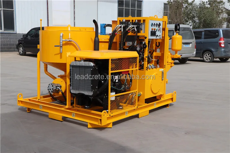 High Pressure Filling Diesel Turbine Grouting Pump Mixing And Agitator ...