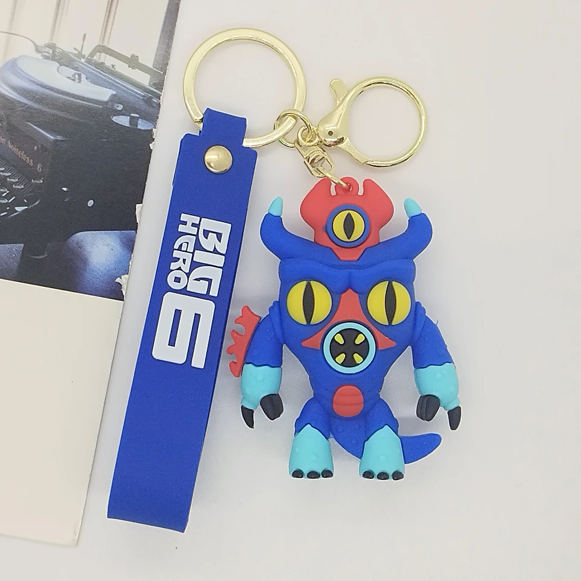 Big Hero 6 Characters - Hiro, Baymax, Fred, Wasabi Keychains