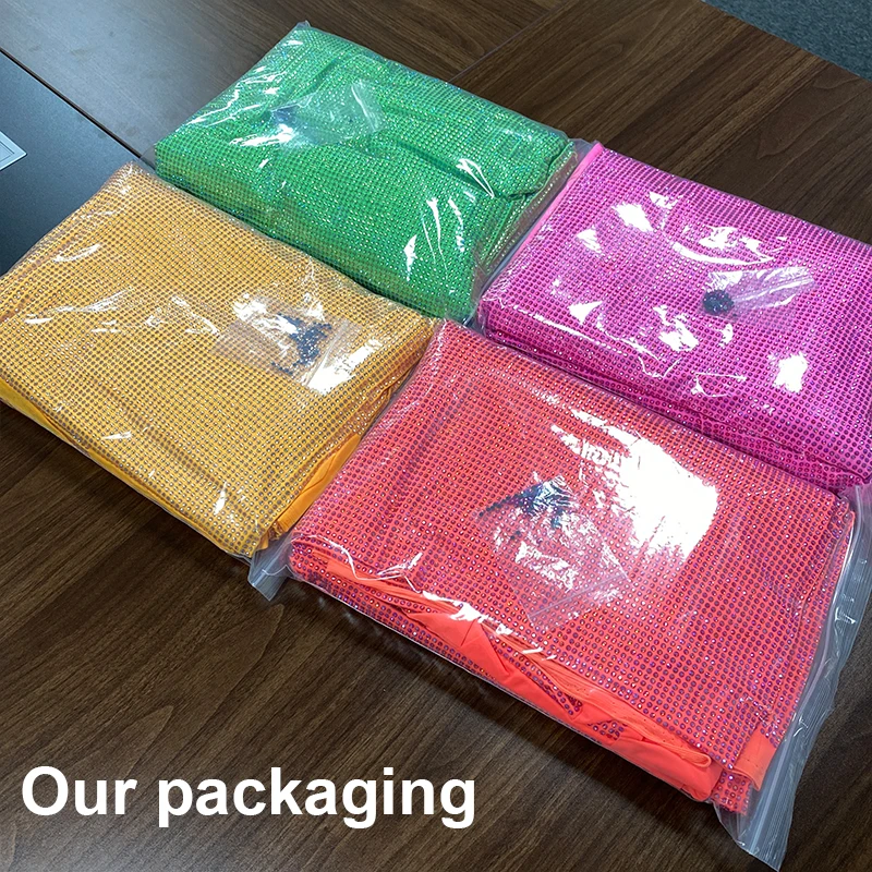 Fb001 Popular Stone Handmade Colorful Crystal Fabric Pearl Crystal ...