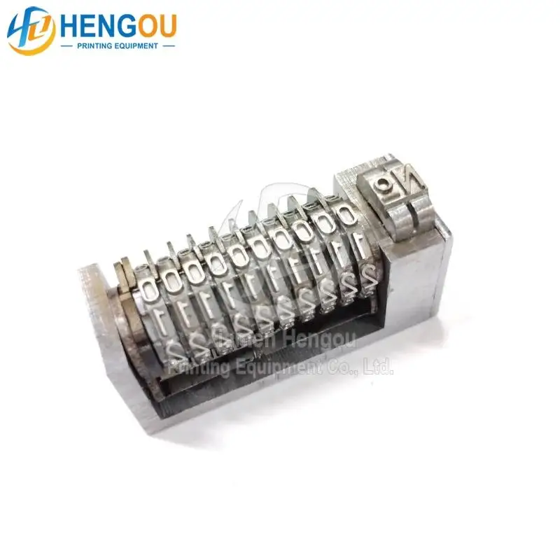 10 Digits Foraward Gothic Font 4x8 High Quality Full Stainless Steel ...