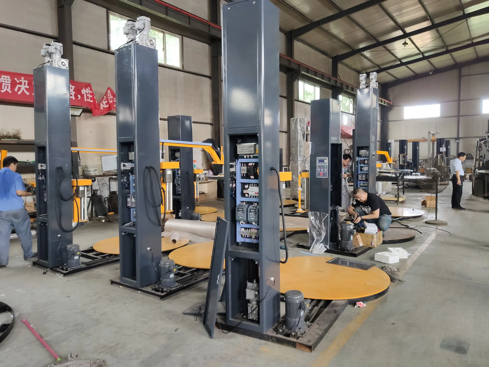 T1650F Automatic Pre-Stretch Pallet Wrap Machine - Efficient & Reliable