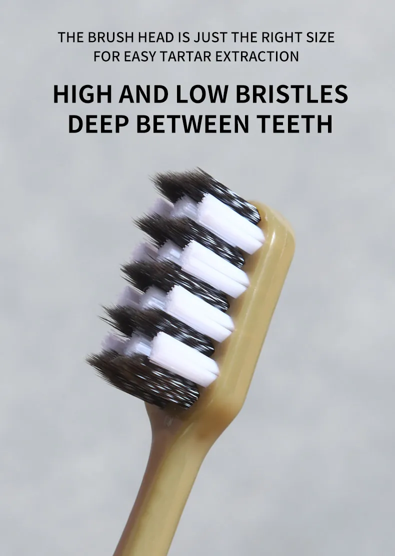 Customized Soft Toothbrush Spiral Bristle With Independent Packaging ...