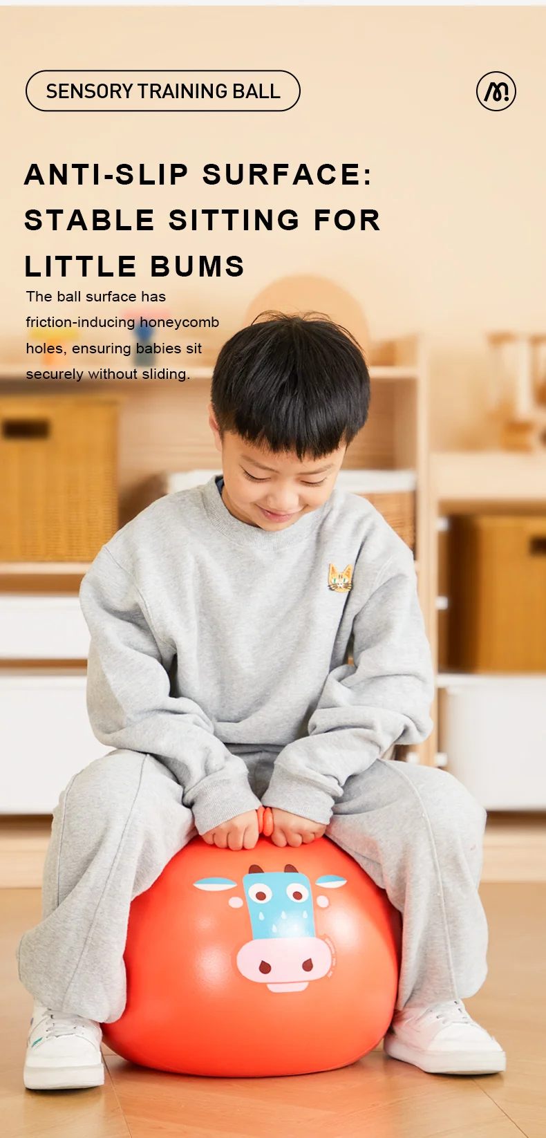 Mideer MD3354 Sensory Training Bounce Ball - Goofy Horse