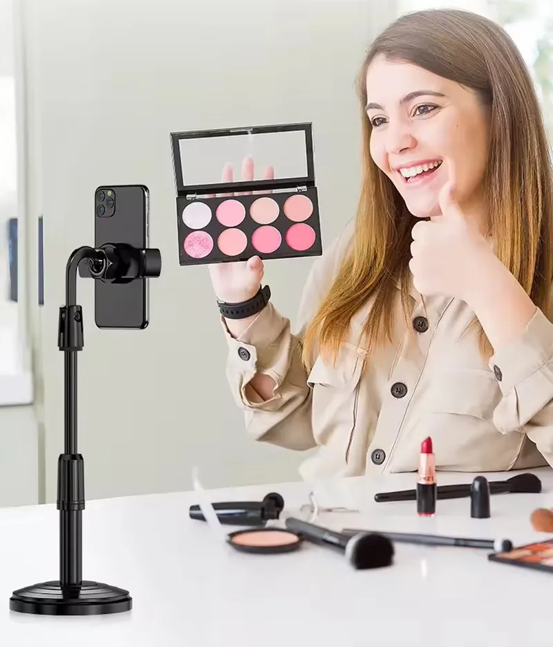 Multifunction Desk Cell Phone Stand - Perfect for Video Recording