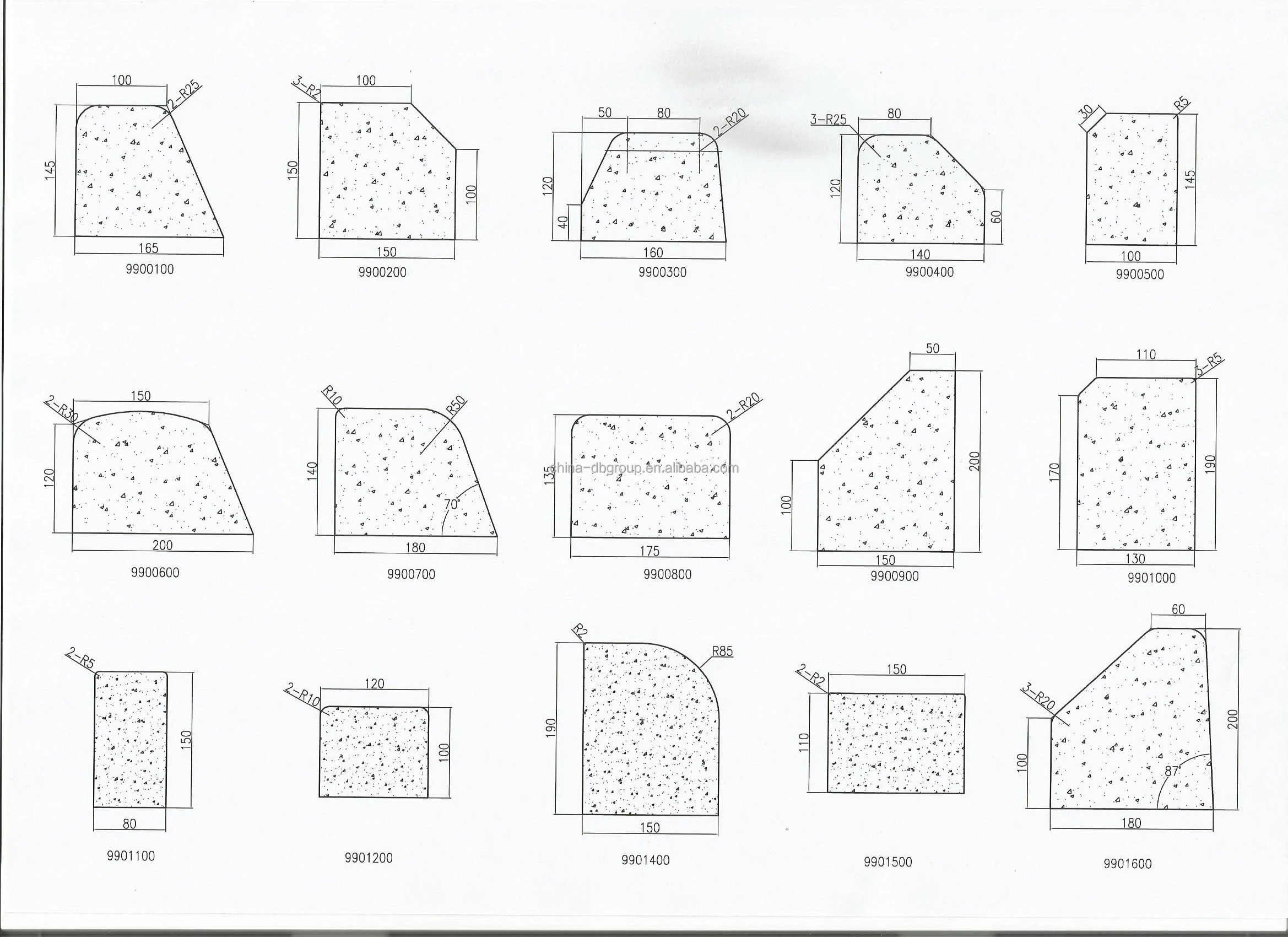 Small Curb Machine Concrete Curb Machine Road Construction Curb Making ...