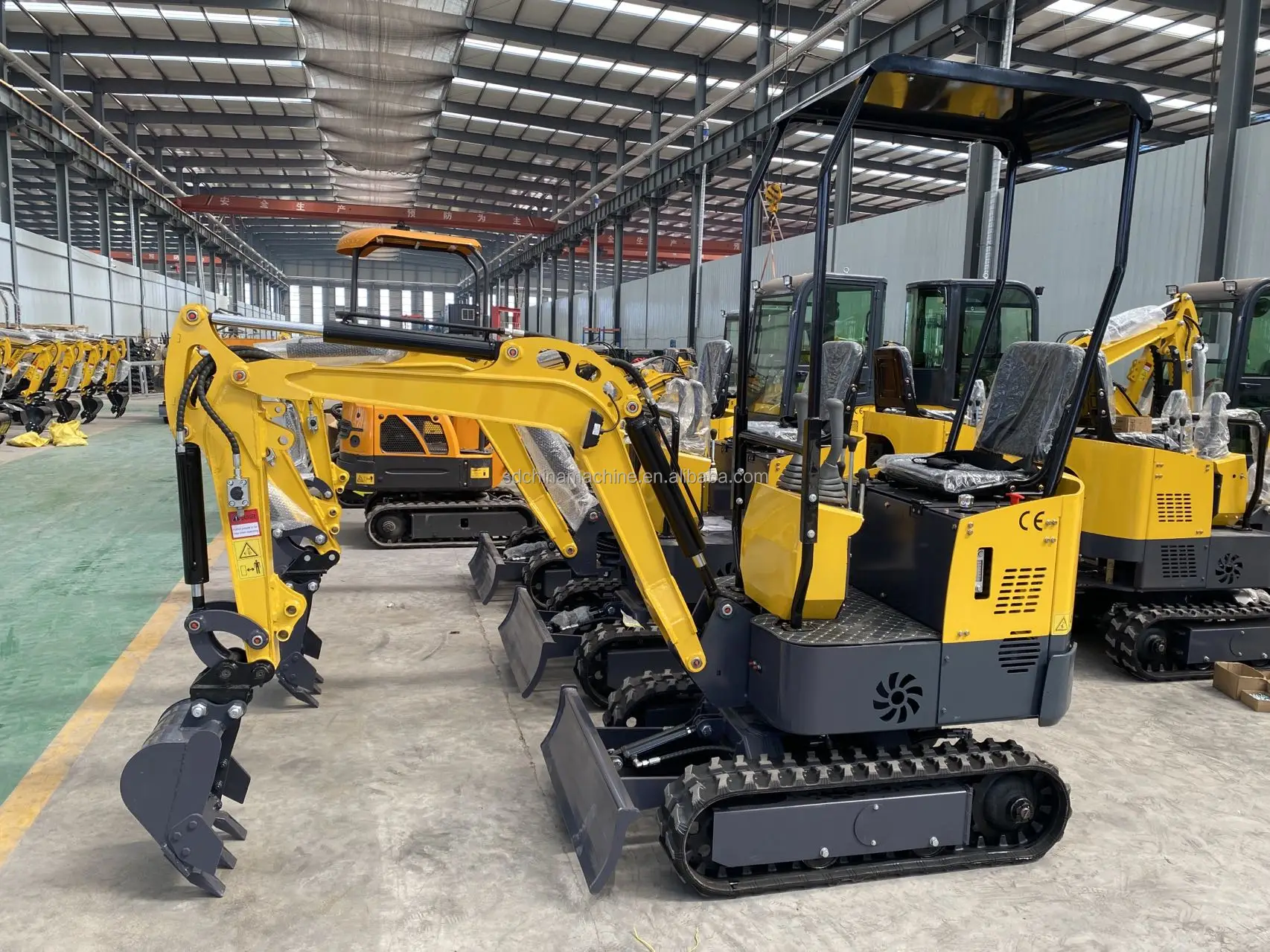 Fast Dispatch Mini Digger HT10 Excavator 1.0 Ton Excavator for Sale ...