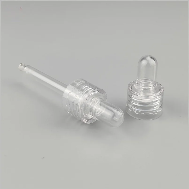 Luxury Shiny Smooth Fully Transparent Dropper 18mm 20mm Petg Plastic ...
