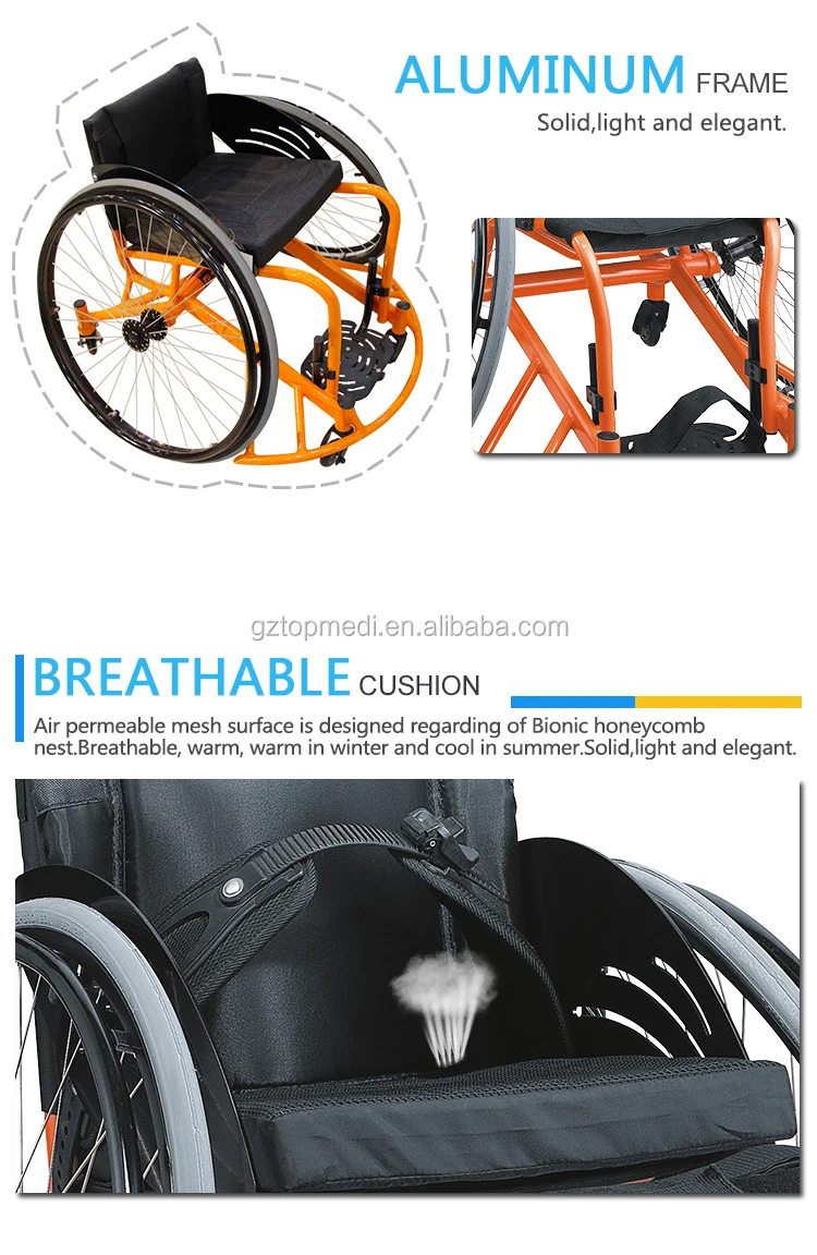 Rehabilitation Therapy Wheelchair - Quick Release Rear Wheels