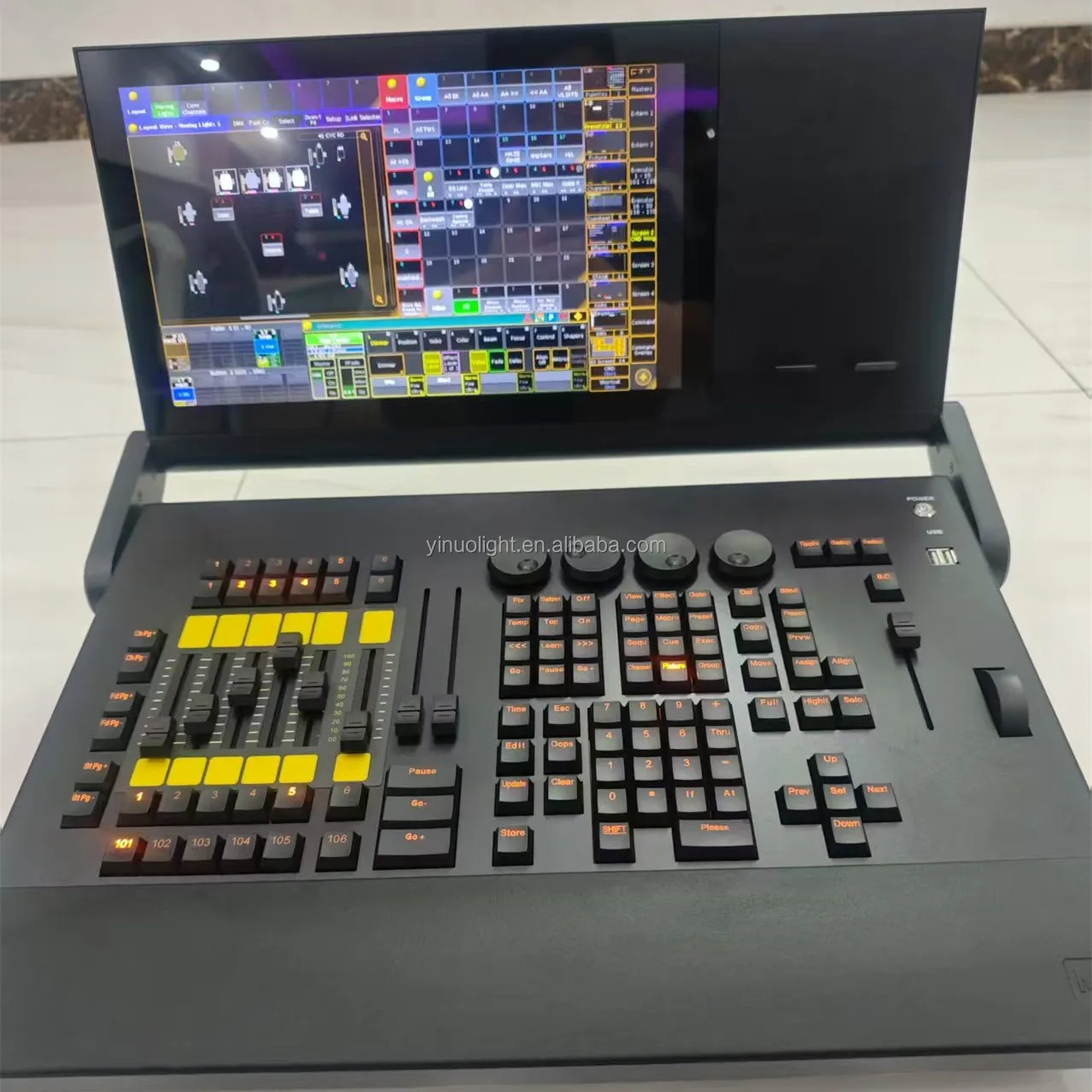 Latest MA2 DMX Lighting Controller with I7 CPU, 2 Touch Screens & USB ...