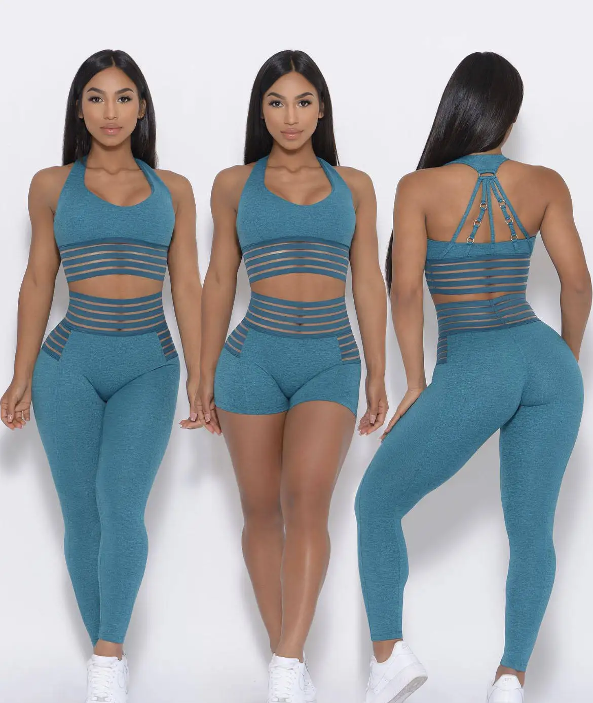 Joyyoung Sexy Active Wear Seamless Fitness Exercises Sport Suit Gym Clothing Yoga Sets Women ...