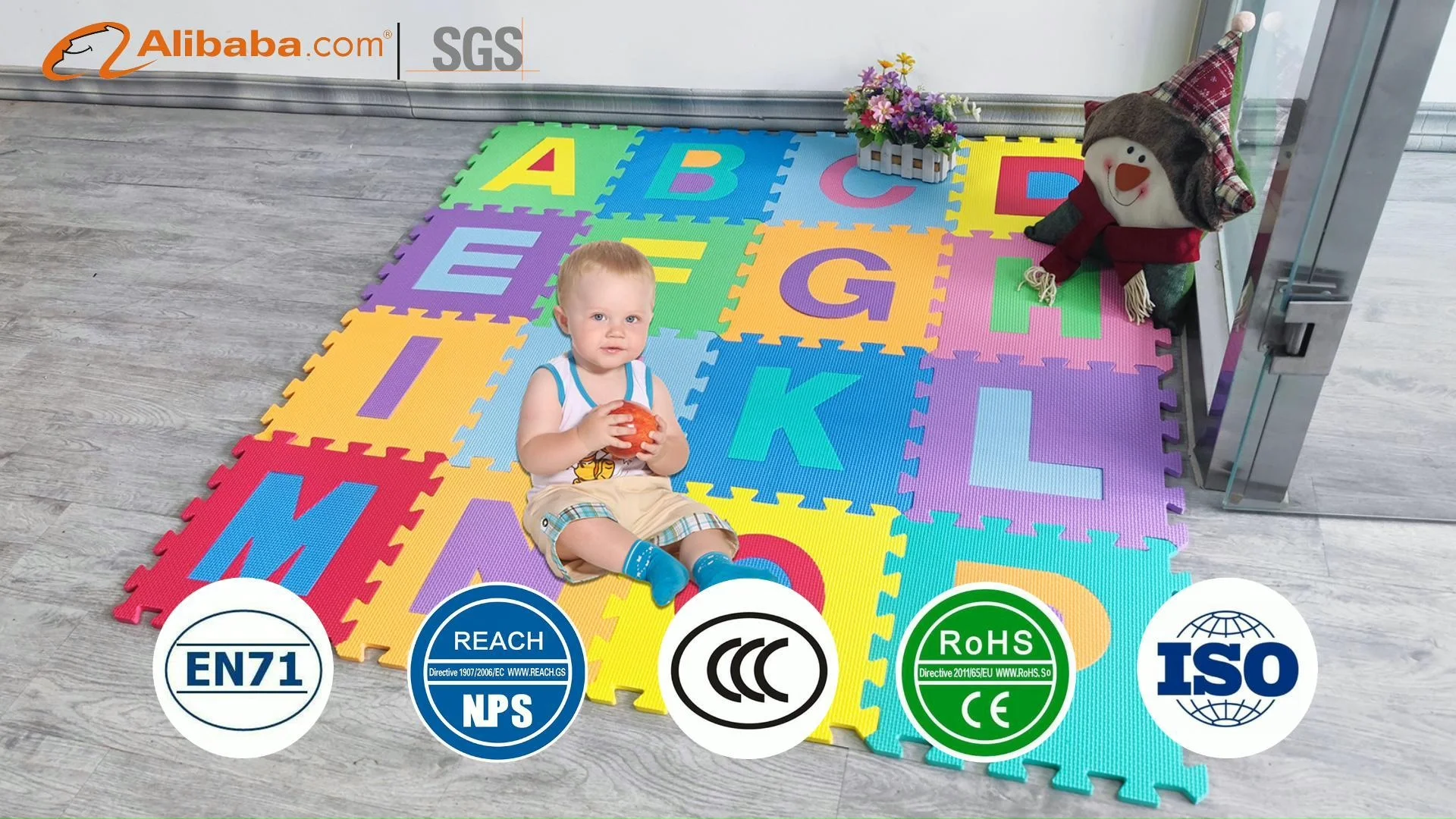 Abc Letters Number Interlocking Crawl Playmat Toy Eva Foam Alphabets ...