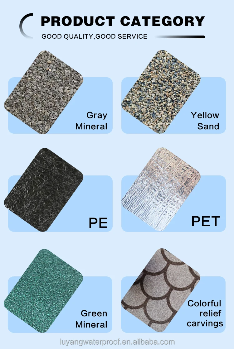 SBS APP Modified Bitumen Waterproof Membrane with Granules