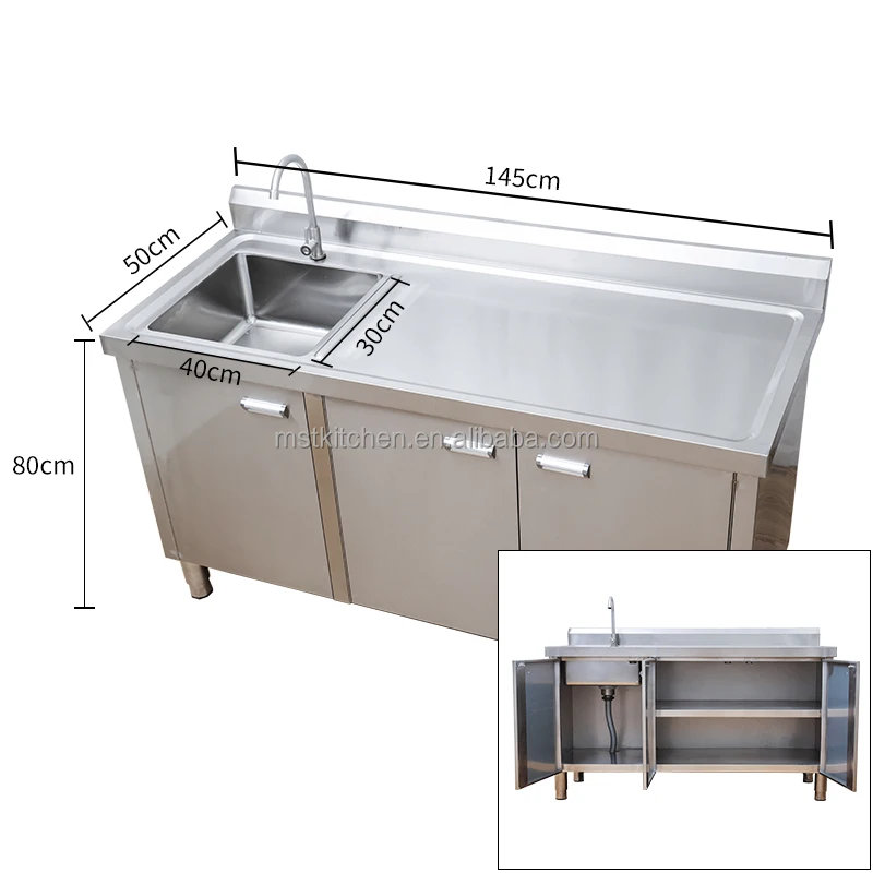 304 Stainless Steel Kitchen Sink Cabinet Sinks - Cheap & Durable