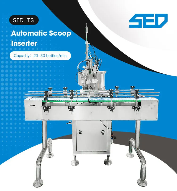 Automatic High-Accuracy PLC Electric Scoop Inserter PET Silicone Spoon ...