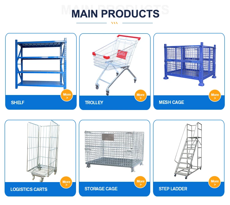 Warehouse Plate Logistics Transport Cargo Pallet Roll Cages Trolley For ...