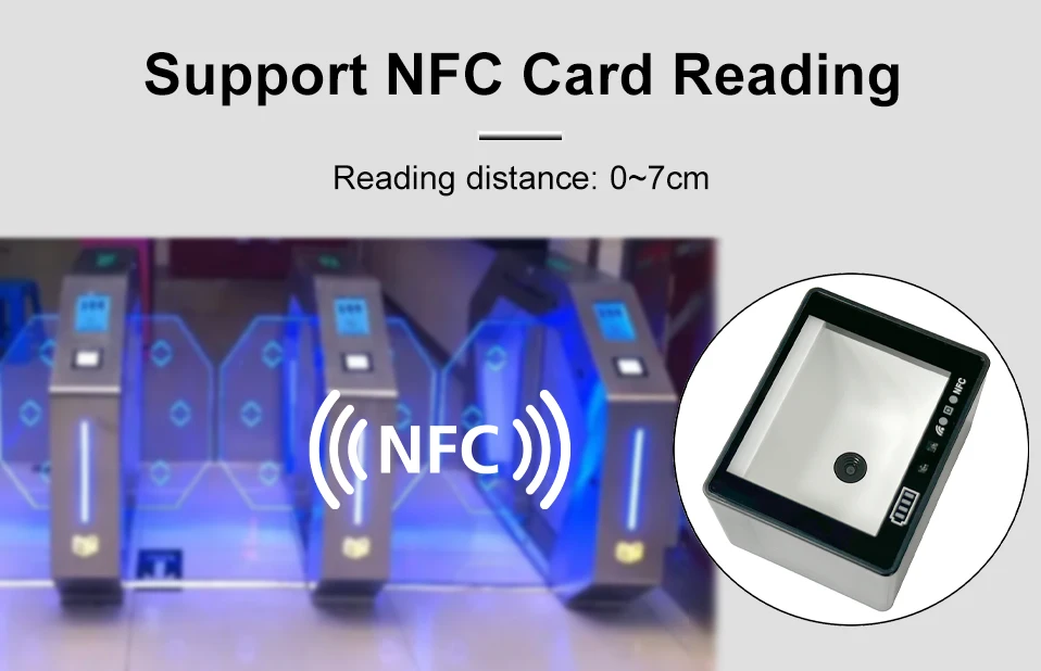 OCR NFC Card Readers Rfid Barcode Scanner Barcode Readers 2d Barcode Scanner for Kiosk Vending ...