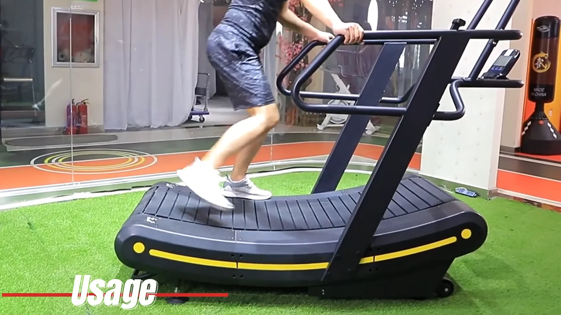 2024 Hot Selling Non Powered Mechanical Running Machine Motorized Gym ...