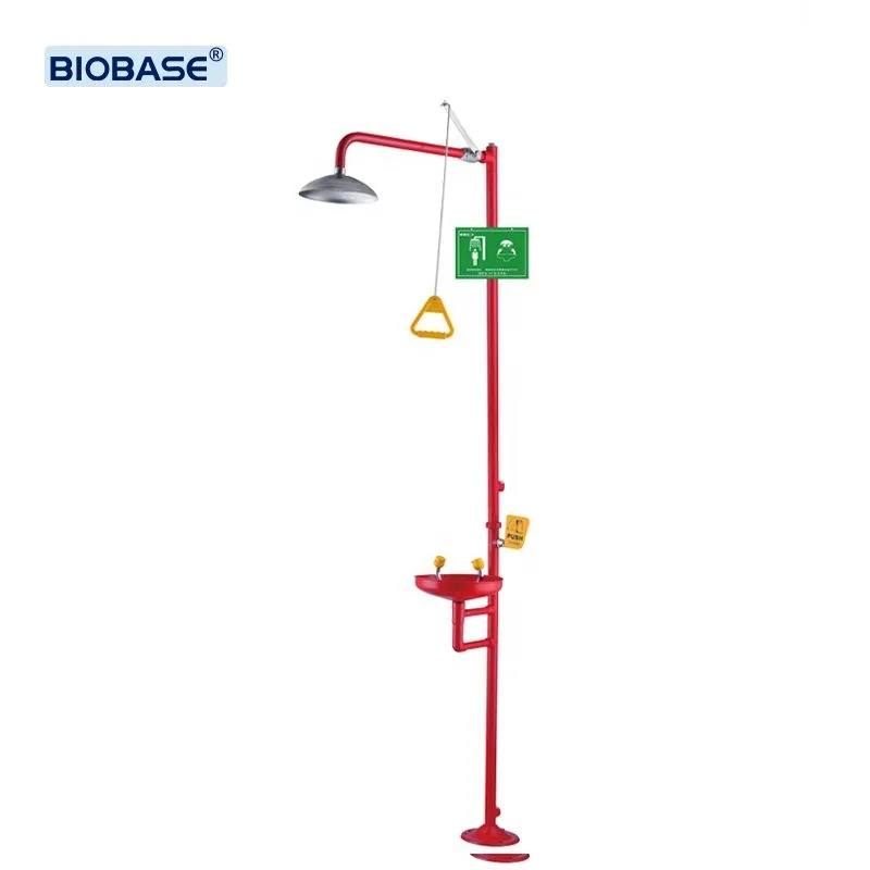 Biobase China Combination Emergency Shower Eye Washer Stainless Steel ...