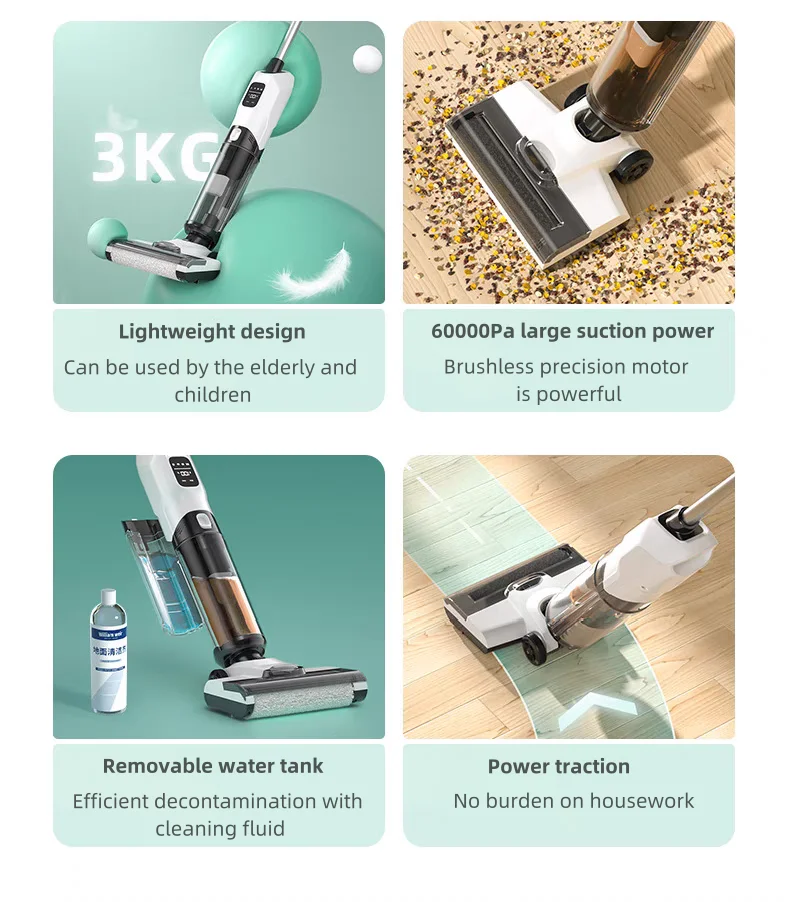 GT8 Smart Cordless Wet/dry Vacuum Cleaner and Floor Washer