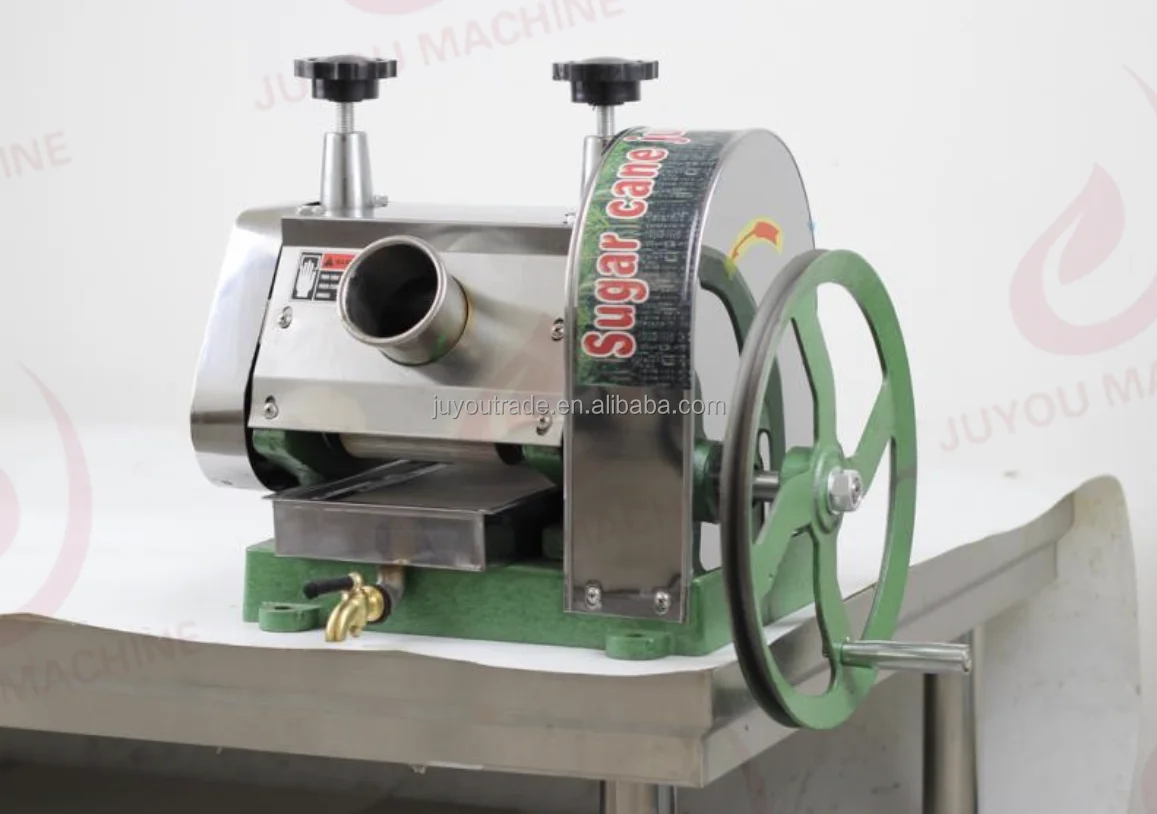 JUYOU Easy Operation Sugarcane Squeezer Machine Green Juice Machine of ...