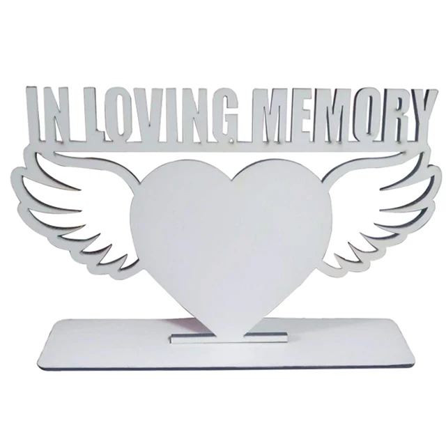 In Loving Memory Blanks Sublimation Mdf Wooden Photo Frame For ...