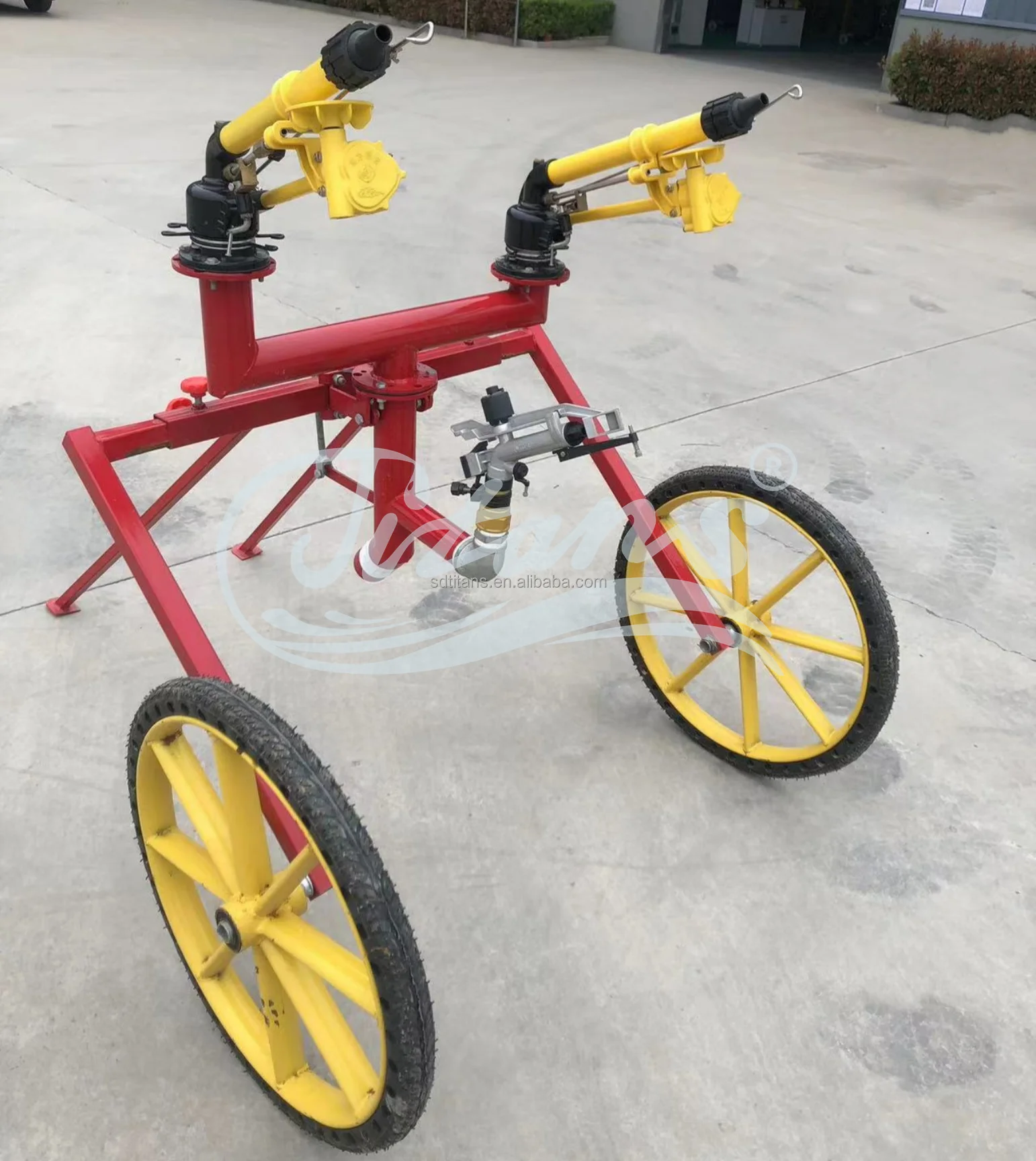 Hand-pulled Rain Gun Sprinkler With Cart Easy-to-use Irrigation System ...