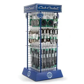 Supermarket Retail Store Hook Display With Wheels Garden Tool Display ...