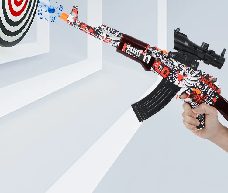 Outdoor Toys Shooting Team Games Water Bomb Gun Electric Rubber Ball ...