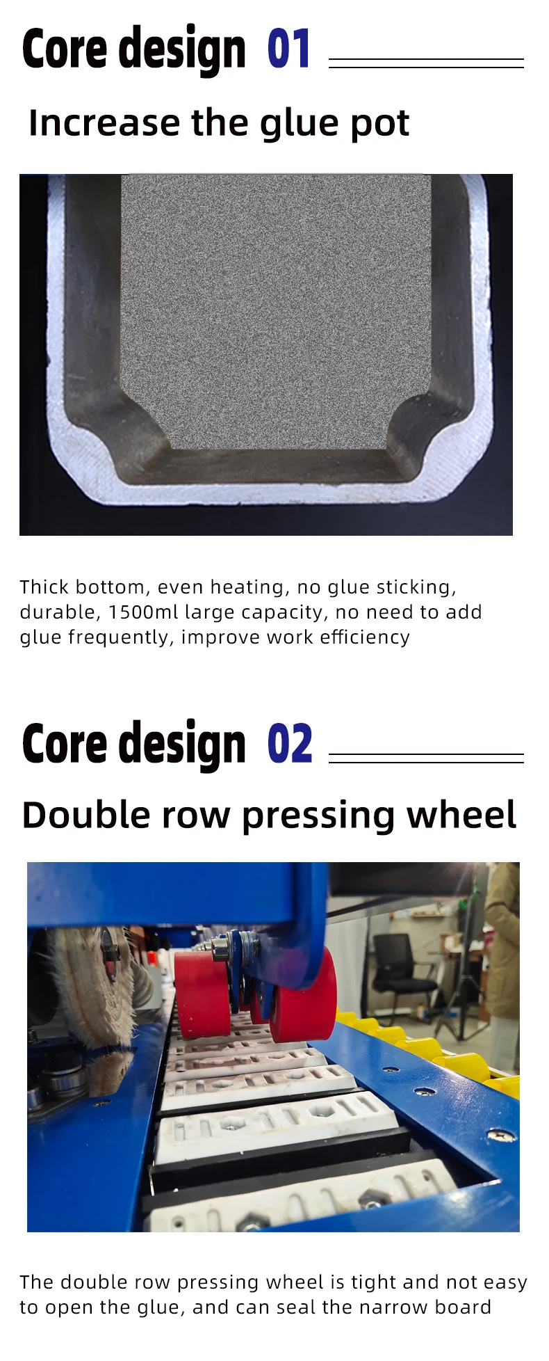 WD102 Wood Furniture Tools - Planer & Edge Bander Machine