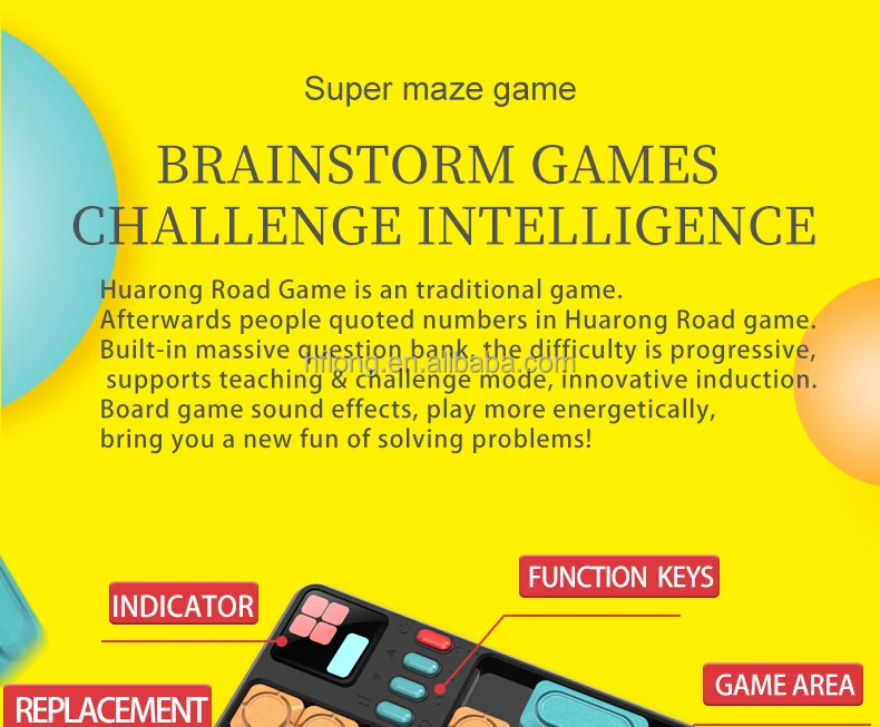 All in One Board Super Maze Game Slide Huarong Road Puzzles