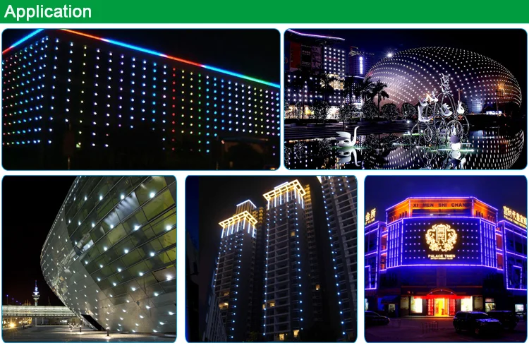 Outdoor Led Point Light Smd3535 Aluminum Profile Dc24v 1.5w Rgb Led ...